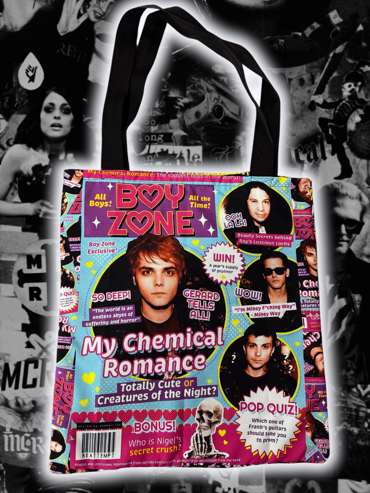 Tote bag MCR Magazine doble – Tienda Macabra – Alternative Style